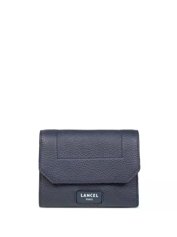 LANCEL Ninon Leather Compact Wallet - Blue