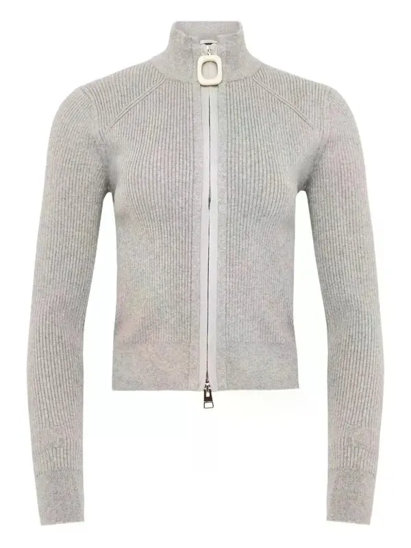JW Anderson Zip-up Cardigan - Grey