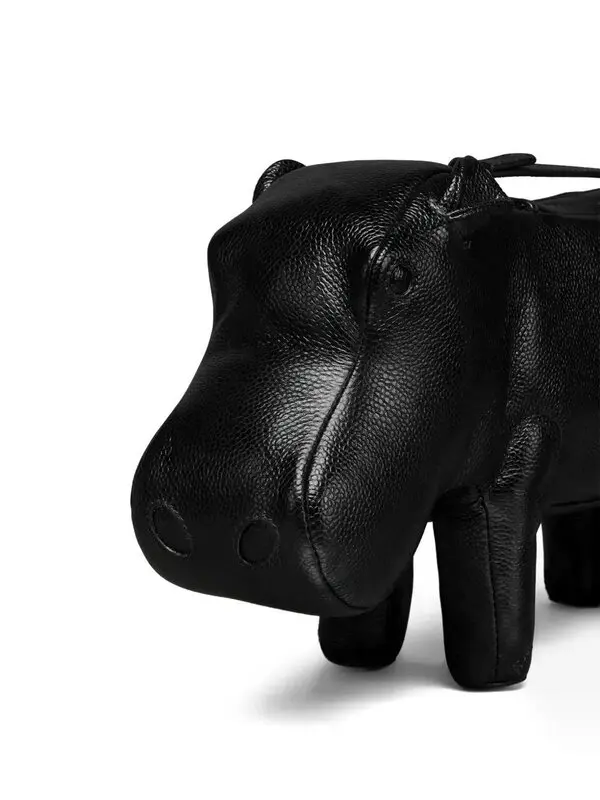 Thom Browne Hippo-motif Shoulder Bag - Black