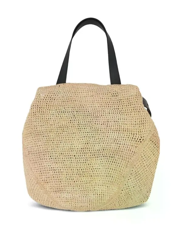 Loewe Punch Hole Raffia Shoulder Bag