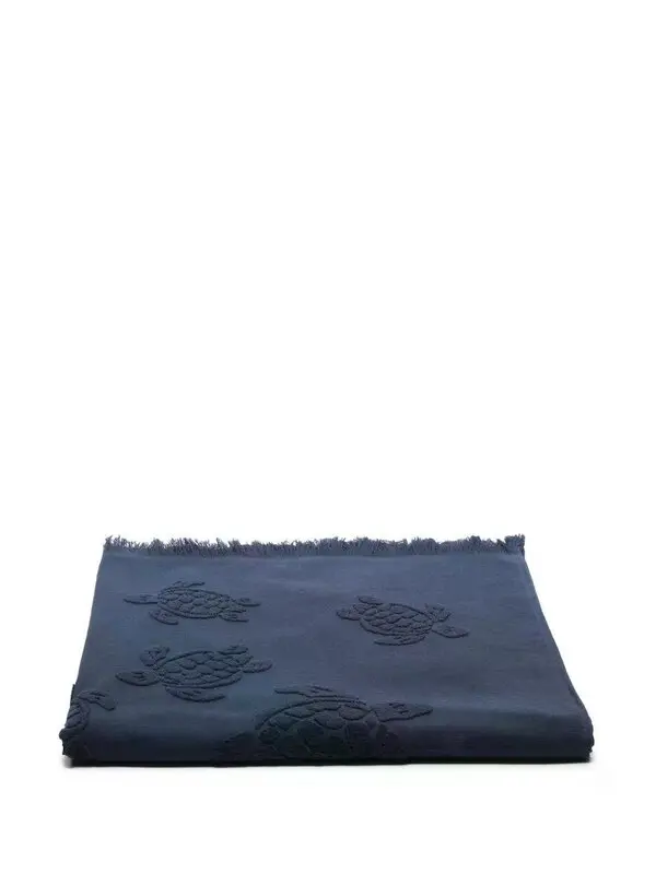 Vilebrequin Turtle Fringed Bath Towel