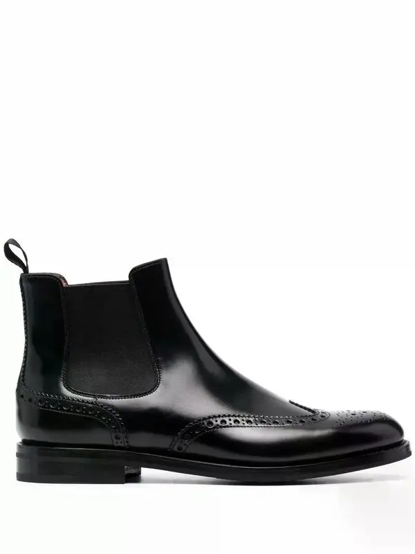 Church's Charlize Brogue-detail Chelsea Boots - Black