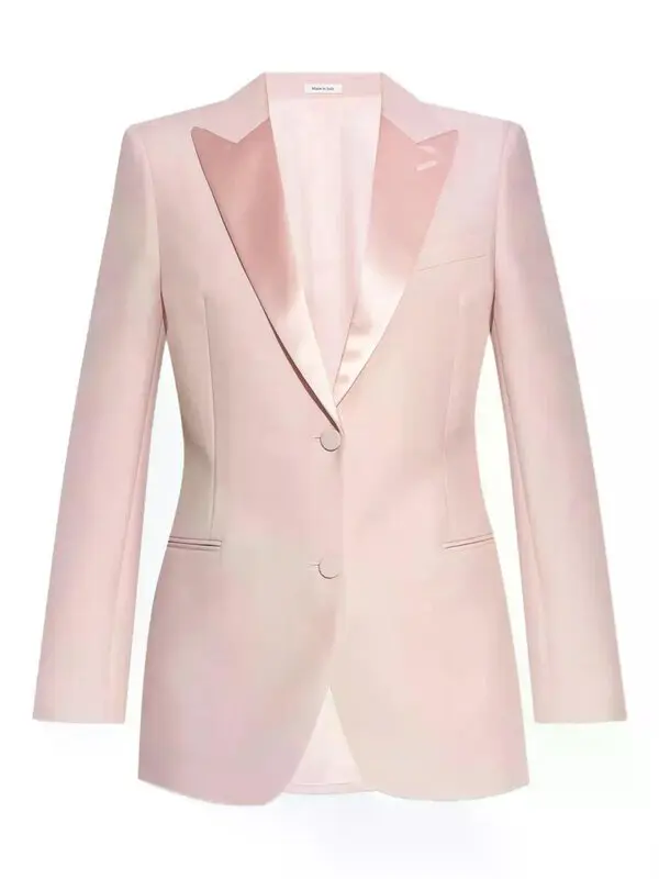 Alexander McQueen Satin-lapel Blazer