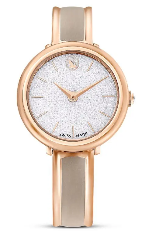 SWAROVSKI Crystalline Bracelet Watch - Beige/khaki