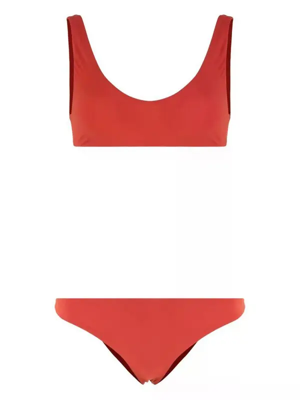 LIDO Ottantauno Tie-back Bandeau Bikini - Orange