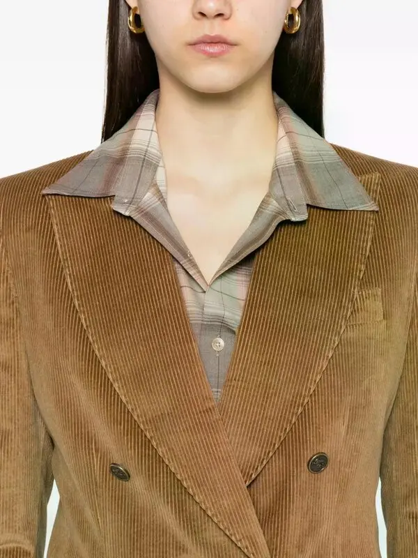 Etro Corduroy Double-breasted Blazer
