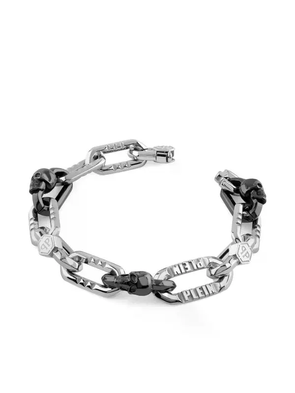 Philipp Plein Cable-link Bracelet - Silver