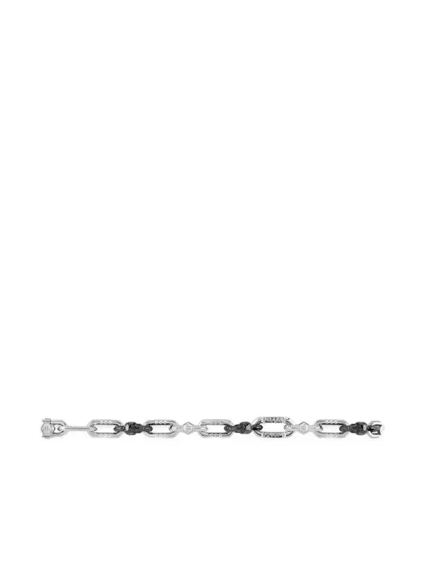 Philipp Plein Cable-link Bracelet - Silver