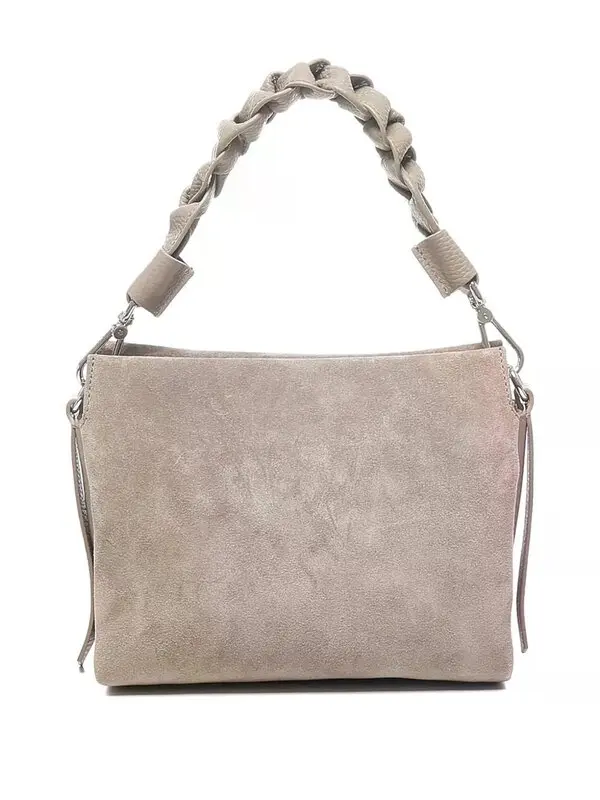 COCCINELLE Braided-handle Suede Shoulder Bag