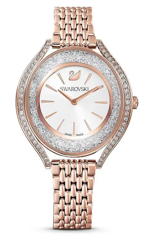 SWAROVSKI Crystalline Aura Bracelet Watch - Rose Gold