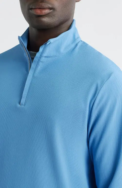 Johnnie-o Hoppin Rib Quarter Zip - Tide