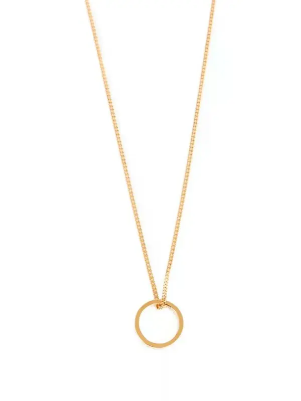 MAISON MARGIELA Logo Ring Pendant Necklace