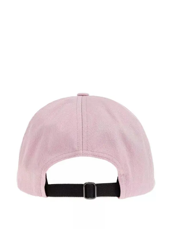 Moncler Logo-patch Cotton Cap - Pink