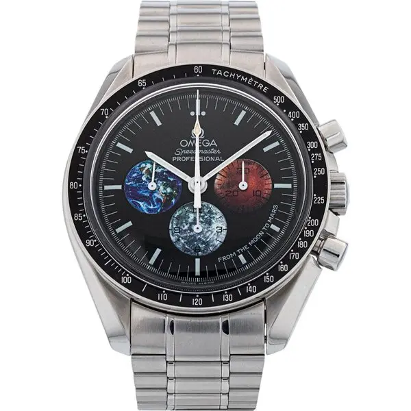 WATCHFINDER & CO. Speedmaster Moonwatch Bracelet Watch - Black