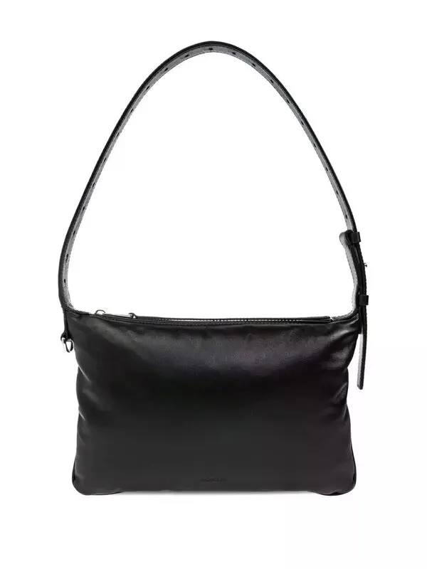 Moncler Vetta Leather Shoulder Bag - Black