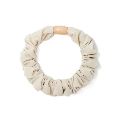 PUTTISU 3-piece Bead Core Elastic Scrunchie Set - Nude & Neutral Tones