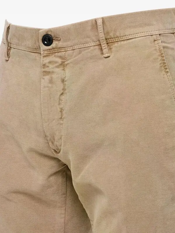 Incotex Button-zip Trousers - Neutrals