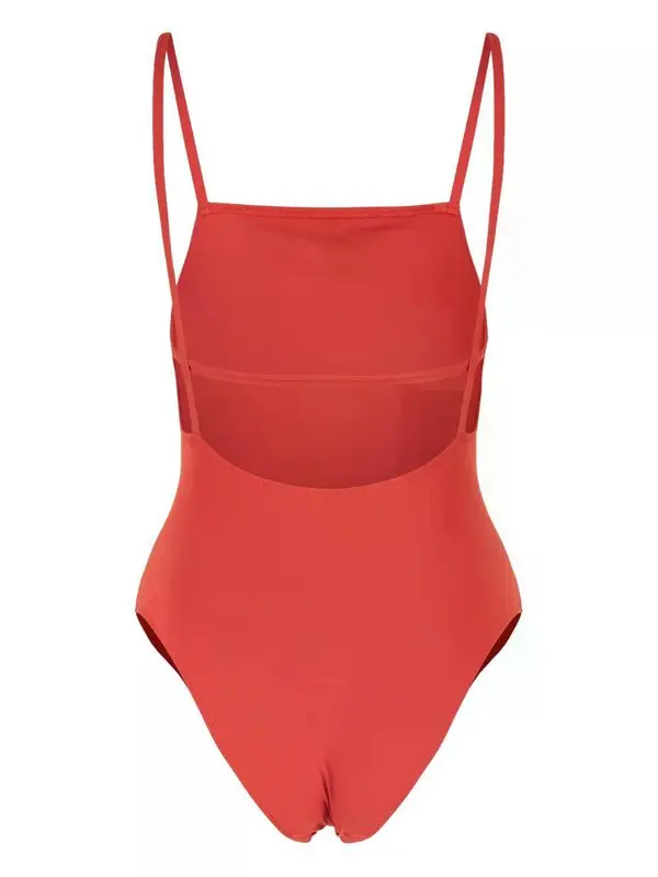 LIDO Square-neck One-piece Swimsuit - Red