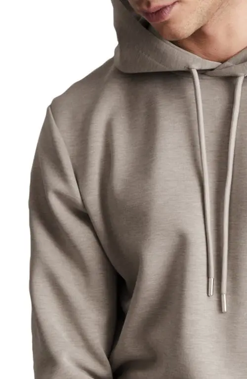 REISS Fabien Double-knit Hoodie - Taupe