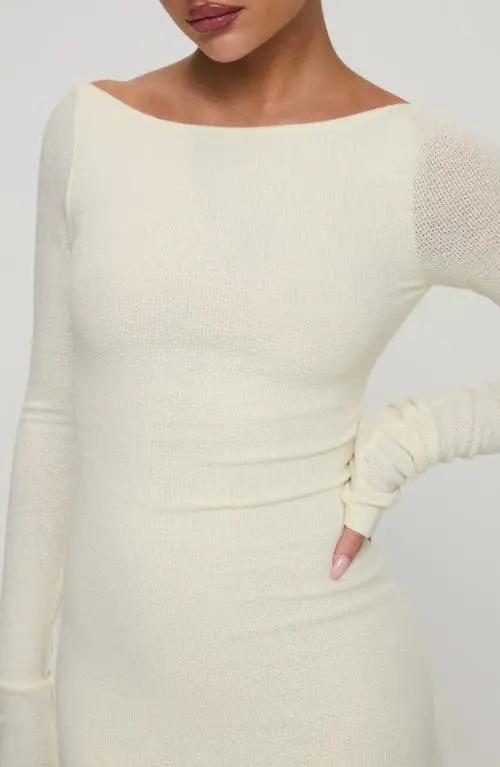Princess Polly Long Sleeve Open Back Maxi Dress