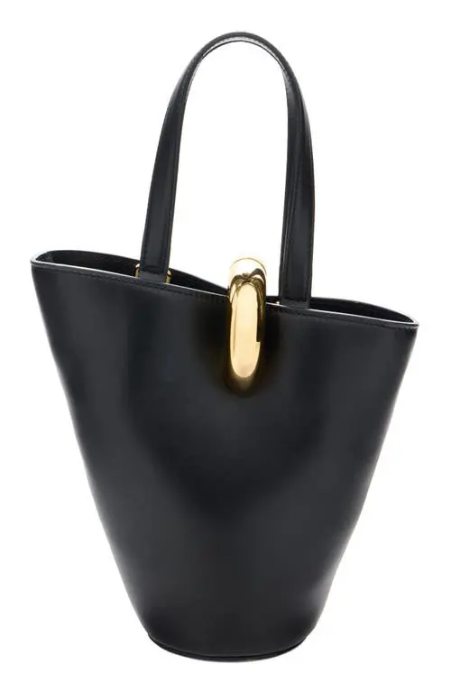 Jacquemus Le Petit Bambola Leather Bucket Bag - Black