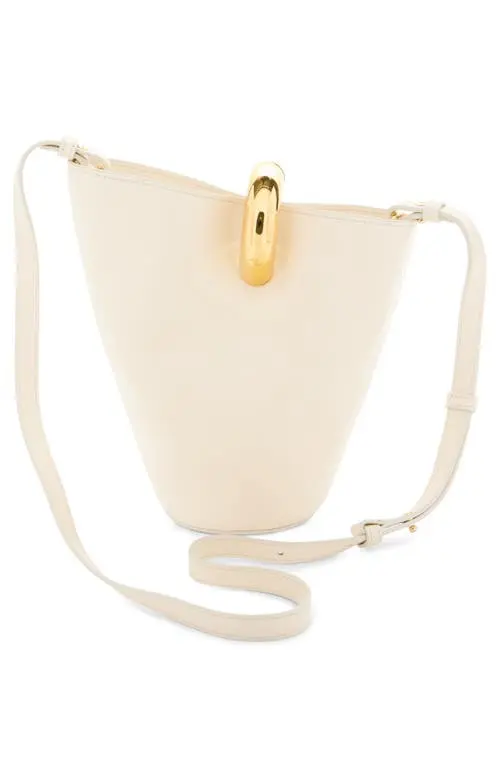 Jacquemus Le Petit Bambola Leather Bucket Bag - Light Ivory