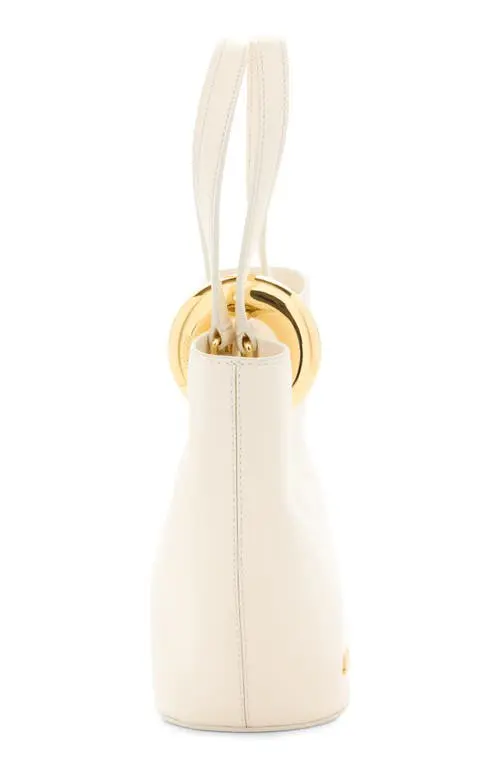 Jacquemus Le Petit Bambola Leather Bucket Bag - Light Ivory