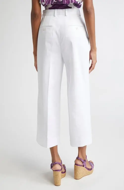 Dolce & Gabbana Stretch Cotton Pleated Pants