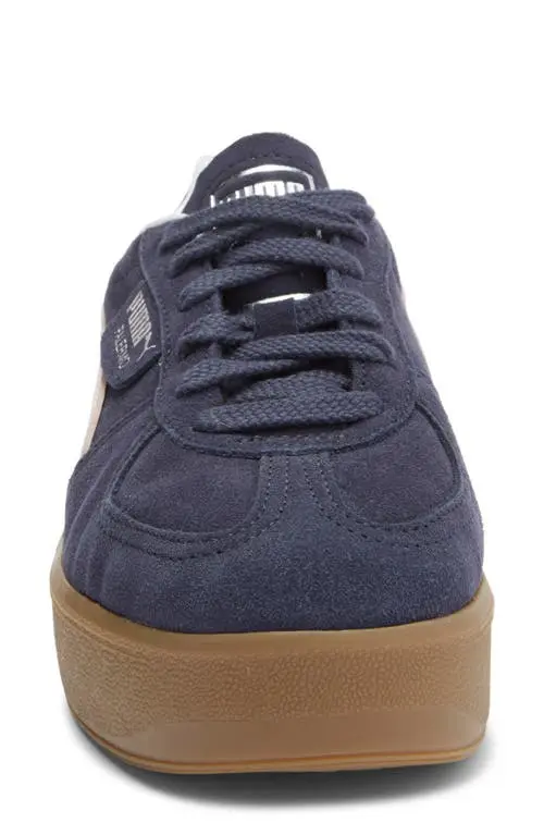 PUMA Palermo Elevata Platform Sneakers - New Navy/mauve Mist