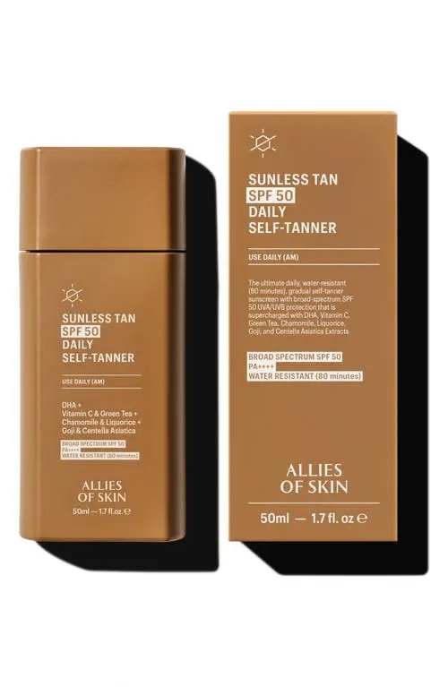 ALLIES OF SKIN Sunless Tan Spf 50 Daily Self-tanner - No Color