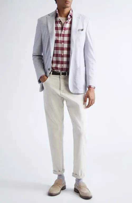 Eleventy Cotton Jersey Blazer