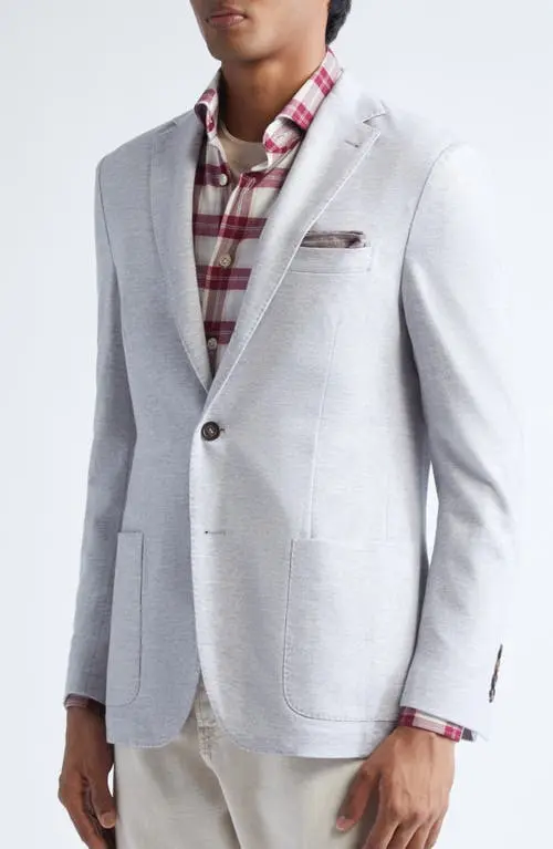 Eleventy Cotton Jersey Blazer