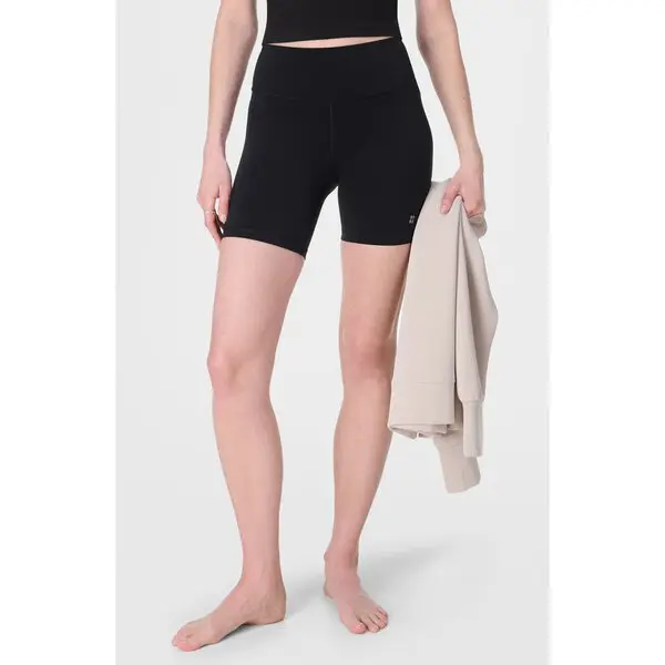 Sweaty Betty Ultimate Studio Pocket High-waisted Shorts - Black