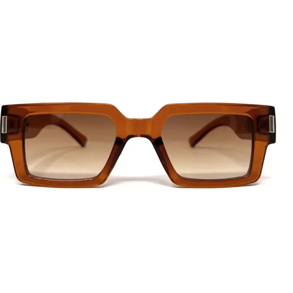 YOUZEY Agent Rectangle Sunglasses - Copper