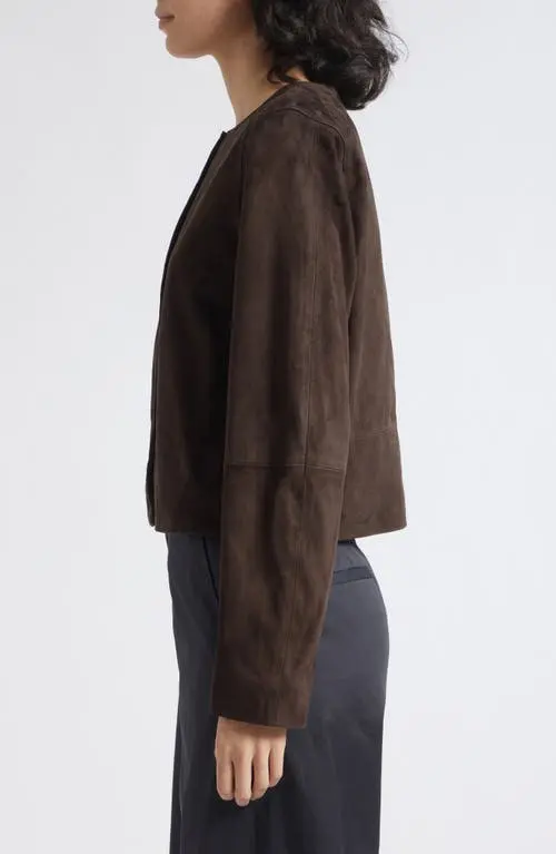 Vince Crop Suede Jacket