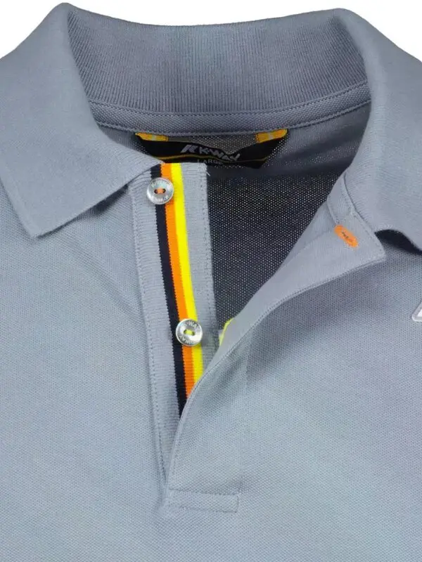 K-WAY Cotton Polo Shirt - Grey