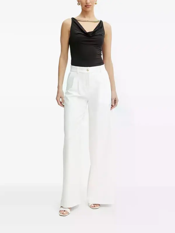 Guess Pleated Wide-leg Trousers