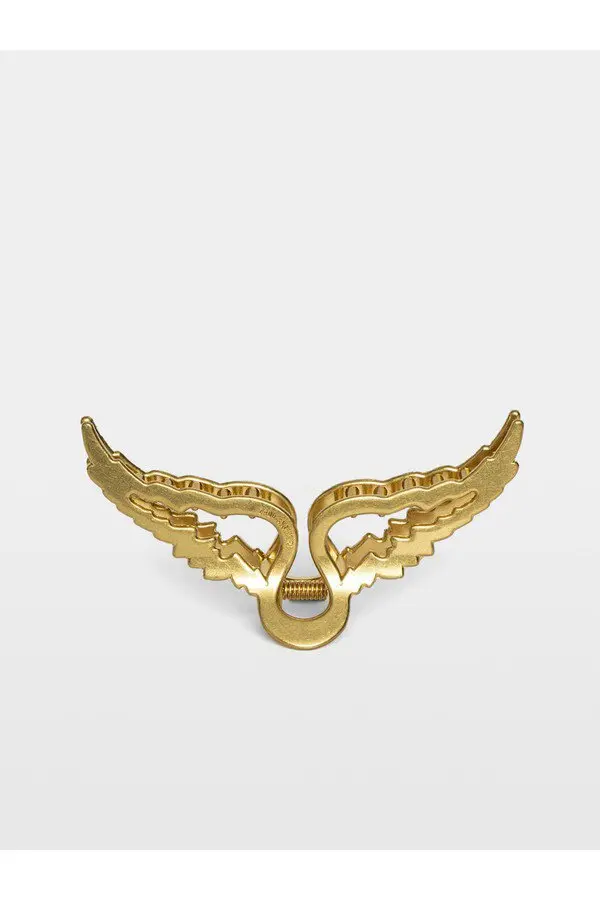 Zadig&Voltaire Wing Shape Hair Clip - Gold