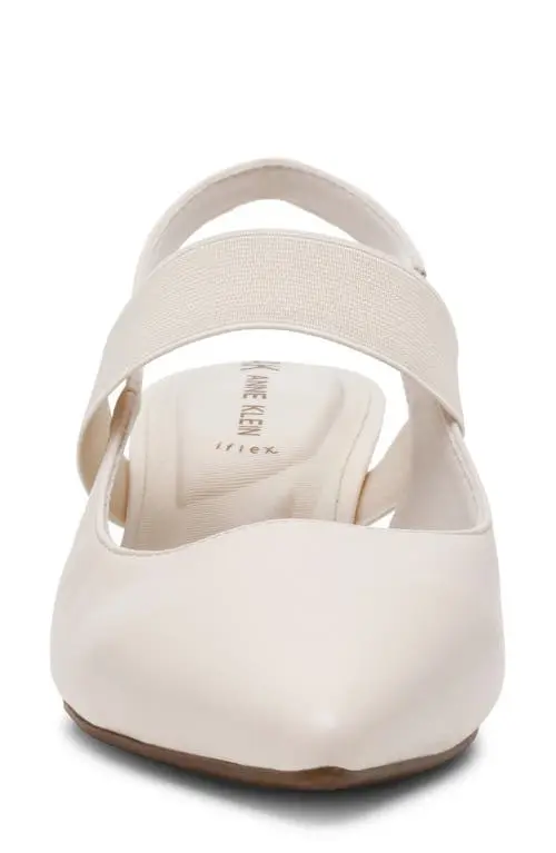 Anne Klein Issia Slingback Pumps - Bone
