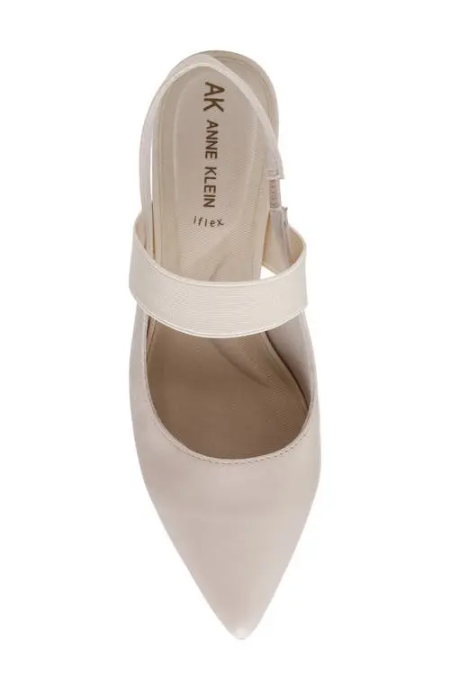 Anne Klein Issia Slingback Pumps - Bone