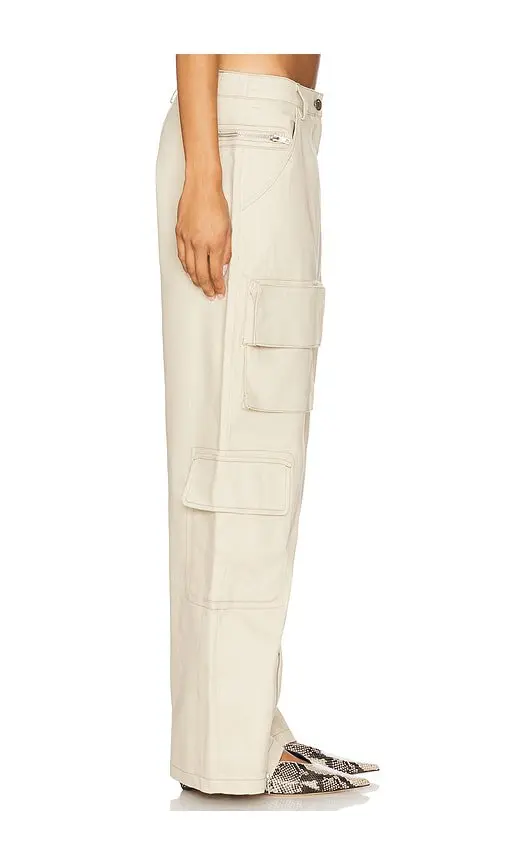 BY.DYLN Lucious Cargo Pants - Bone