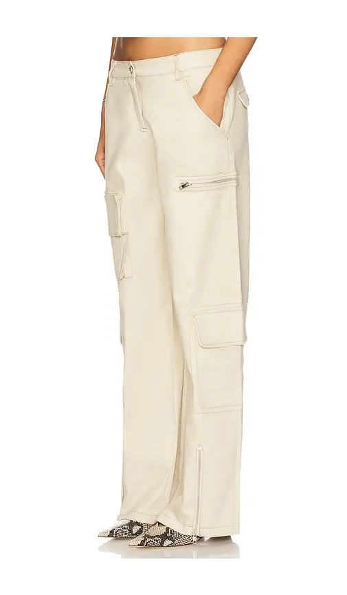 BY.DYLN Lucious Cargo Pants - Bone