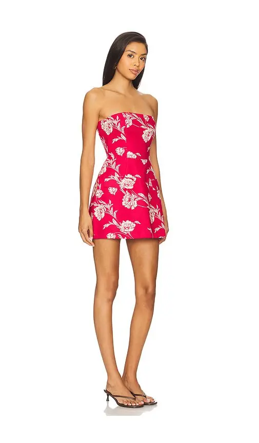 Amanda Uprichard Strapless Bethany Skort Romper