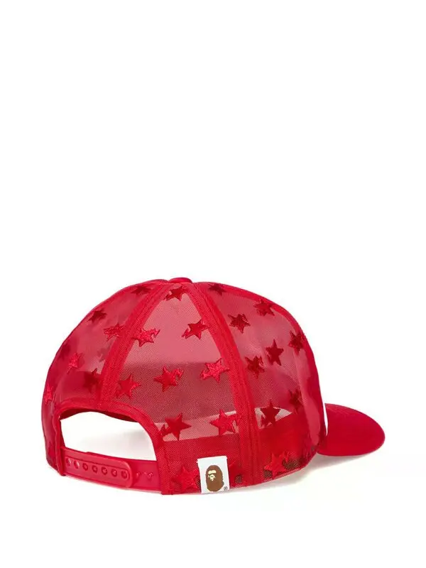 A BATHING APE Mesh-panelled Cap