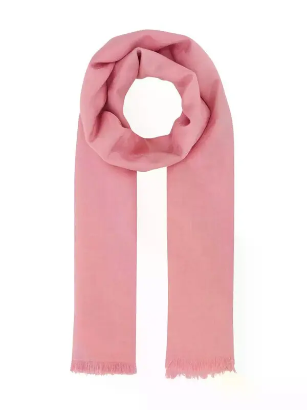 Alexander McQueen Frayed-edge Scarf - Pink