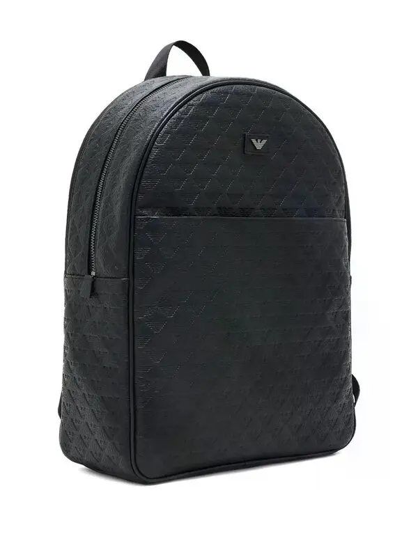 Emporio Armani Embossed Eagle-logo Backpack