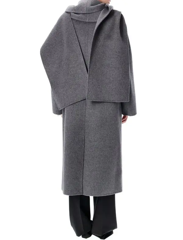 RÓHE Signature Double-faced Scarf Coat