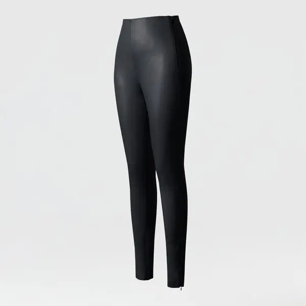 Mackage Navi-z Fitted Lamb Leather Legging - Black