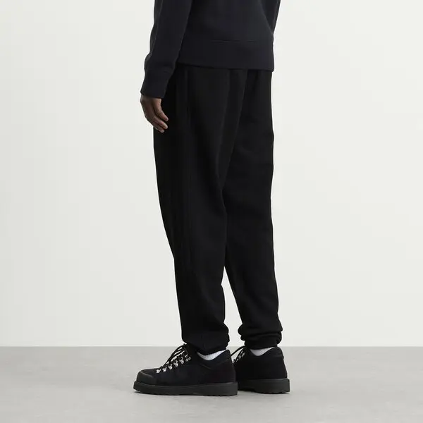 Moncler Cotton Fleece Sweatpants - Black