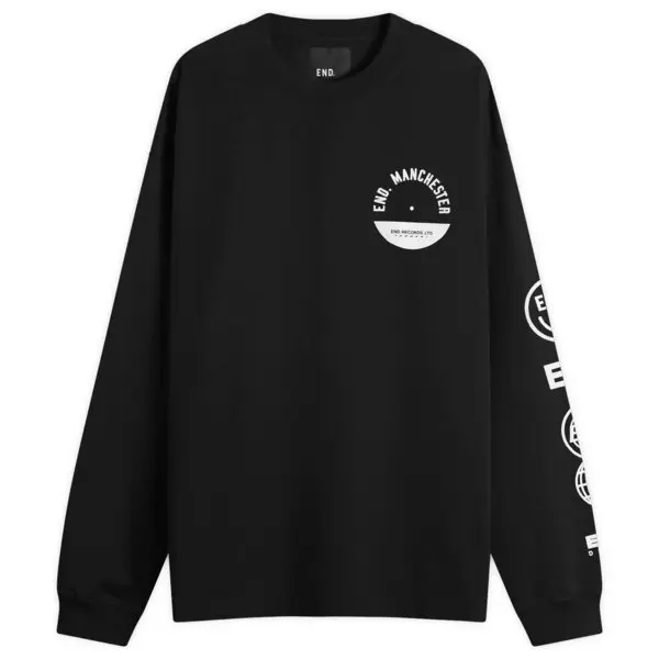 END. City Series 2.0 Manchester Long Sleeve T-shirt - Black